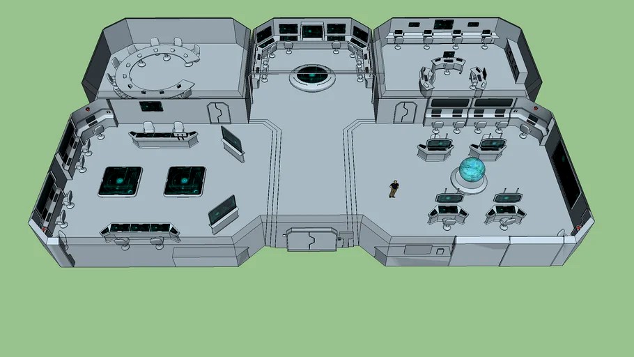 Command Center 3d model