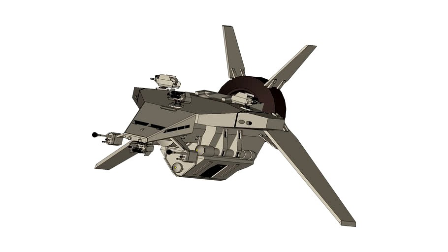 'Knave of Nalros' Custom VX-5 Ricker 3d model