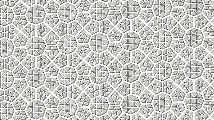 Arabic GRC Pattern 3d model