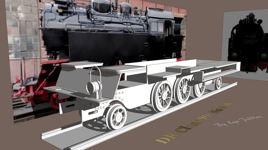 '- Locomotives - by Mylyn 'DR Class 99'... No.'6001'... 1 of 4 ... My ...