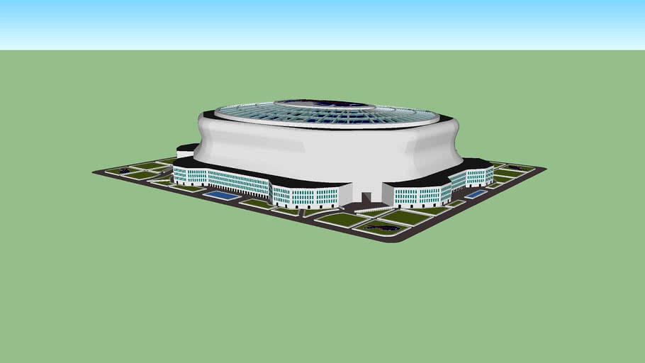 Ultimate Football Stadium Design 3d model