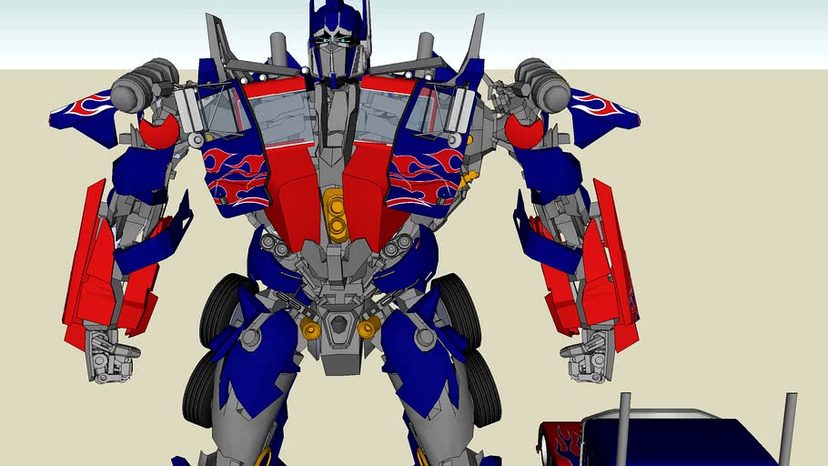 optimus prime 3d models