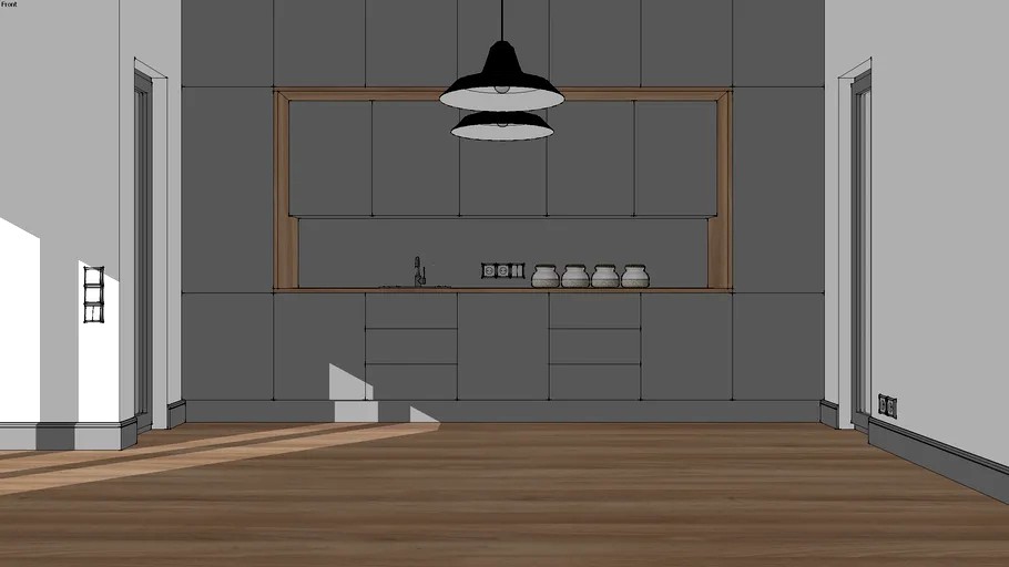 Kitchen design 3d model