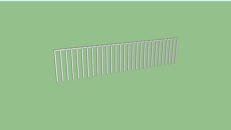 Grade simples 3d model