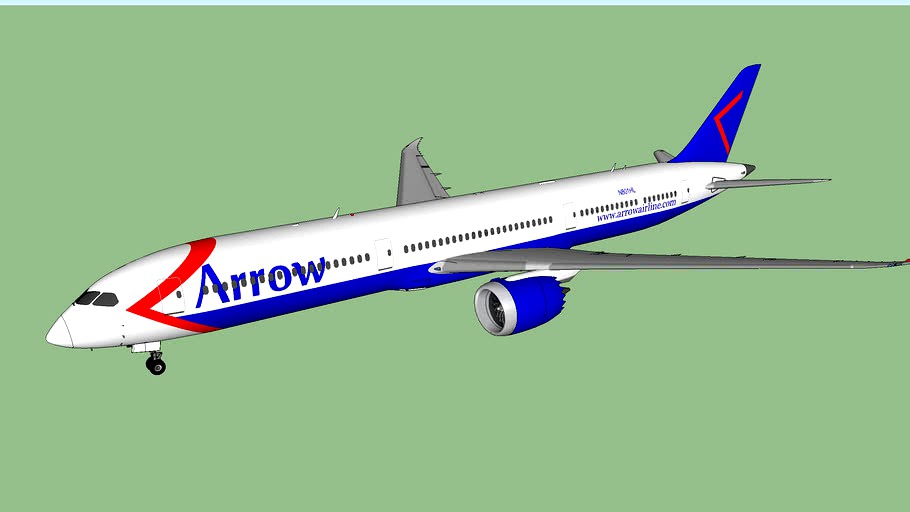 Arrow Airlines (2018) - Boeing 787-10 3d model