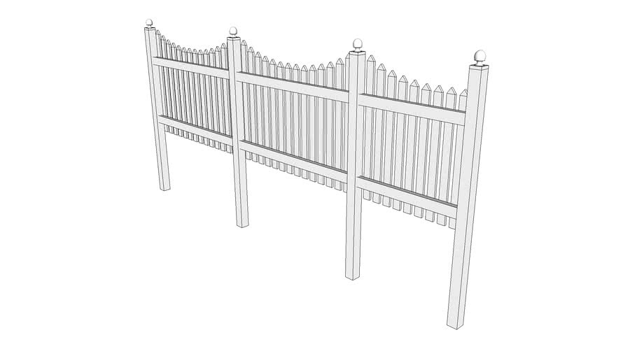 Picket Fence 3d model