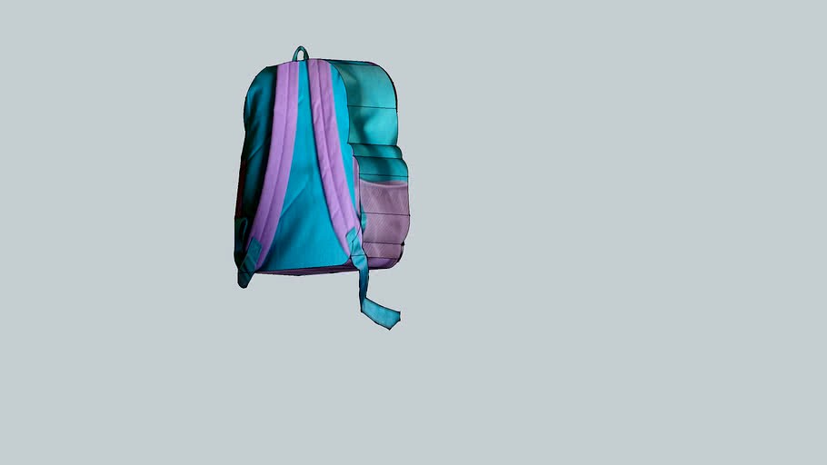 frozen backpack 3d model