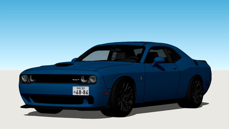 2015 Dodge - Challenger SRT Hellcat 3d model