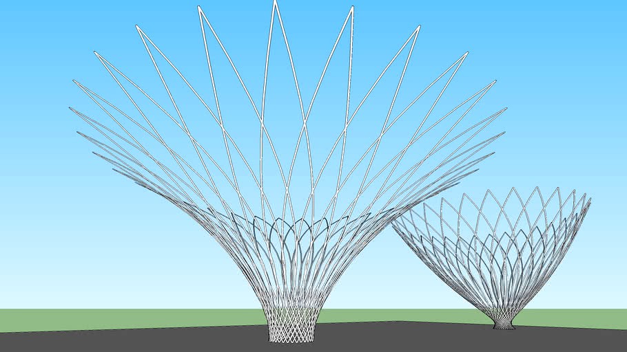 Parametric column 3d model