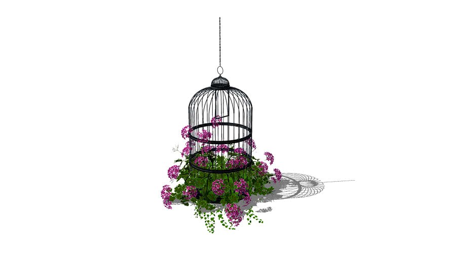 FLOWER HANGING 3d model