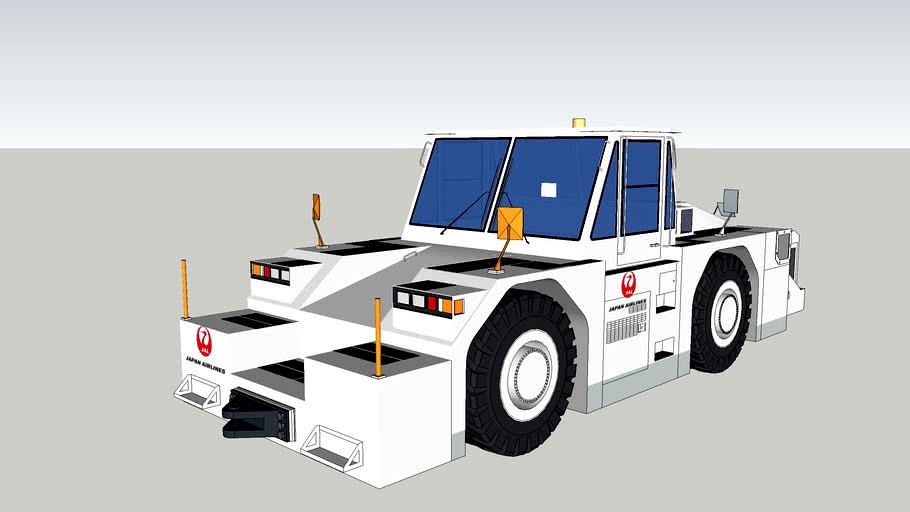 pushback truck 3d model