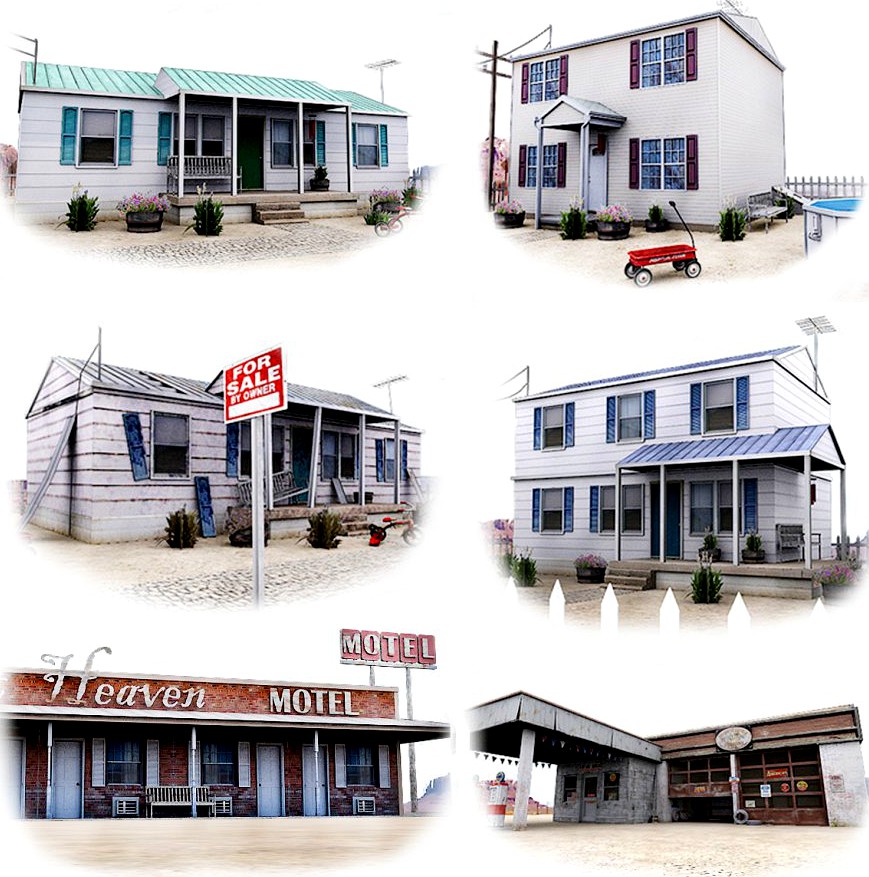 Town House Set3d model