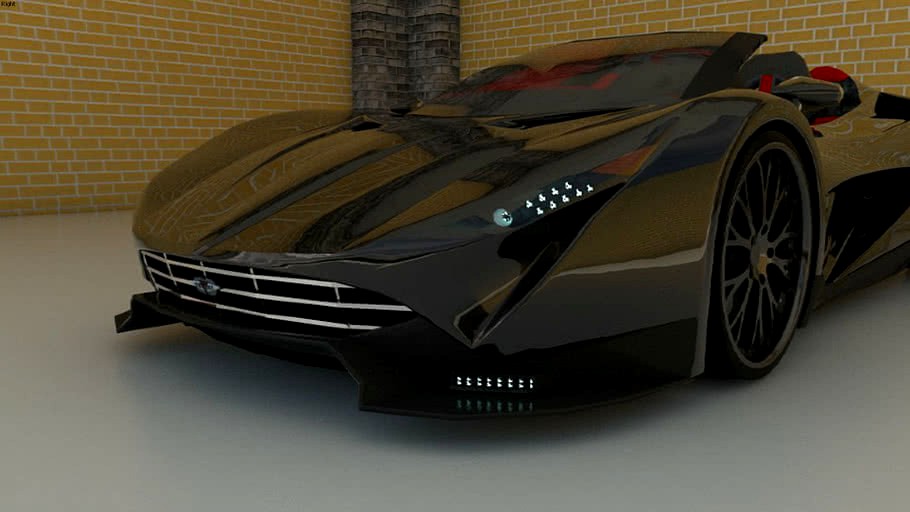 CARRO DE LUXO VRAY VRAY LUXURY CAR 3d model