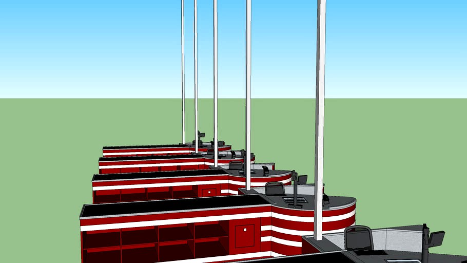 Linea de cajas 2 3d model