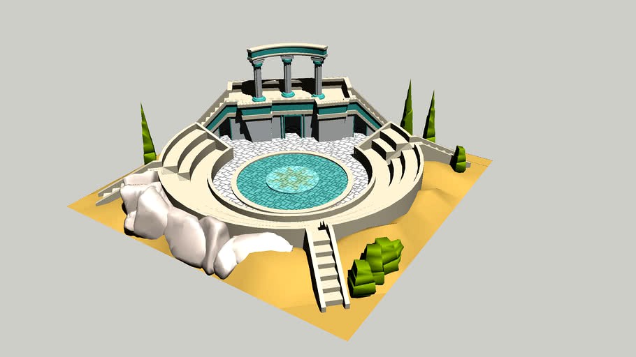 Greek Theatre 3d model