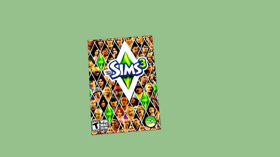 the sims 3 cover 3d model