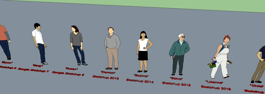 Evolution of Sketchup 2017 3d model