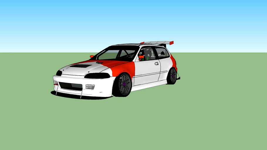 Honda Civic EG Hatch *Rebuild 3d model