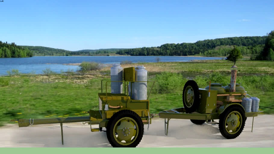 RED ARMY - Soviet WW2 Mobile kitchen -- FIELD KITCHEN TYPE PK-43 & 52R ...