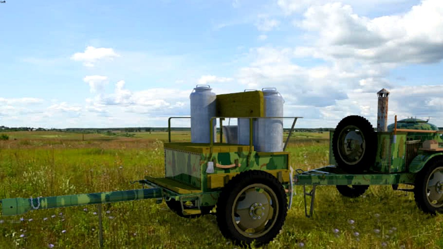 RED ARMY - Soviet WW2 Mobile kitchen -- FIELD KITCHEN TYPE PK-42 & 52R ...