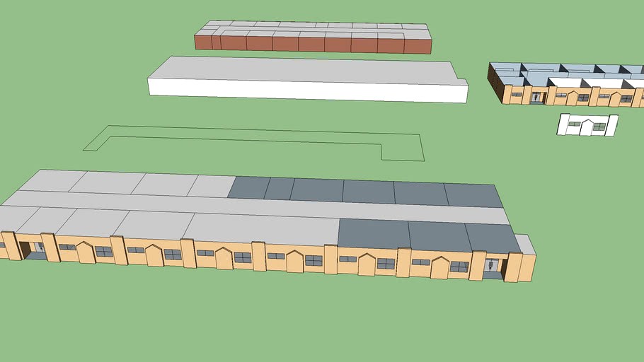 J Building 3d model