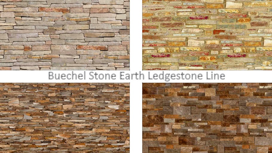 Buechel Stone Earth Ledgestone Line - Architectural Thin Veneer Stone ...