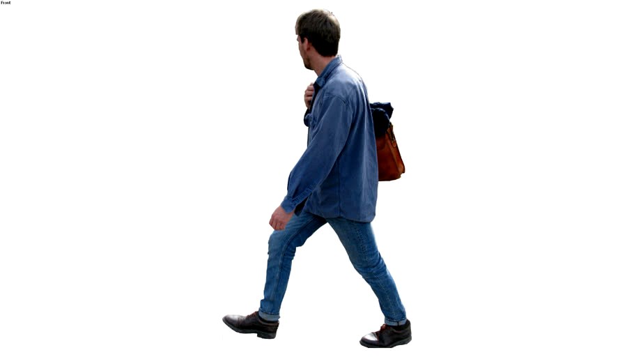 People PNG color 38 3d model