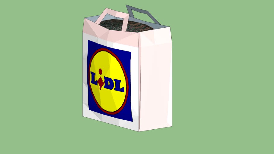 Lidl-bag 3d model