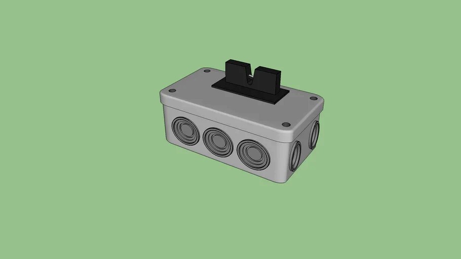 junction box 3d model