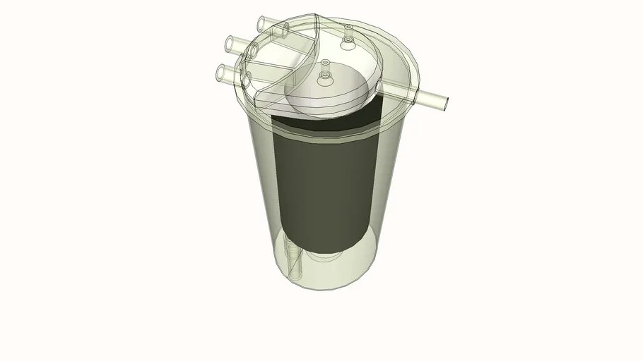 Reservoir, Haemonetics LN 205 Cell Saver Collection 3L 3d model