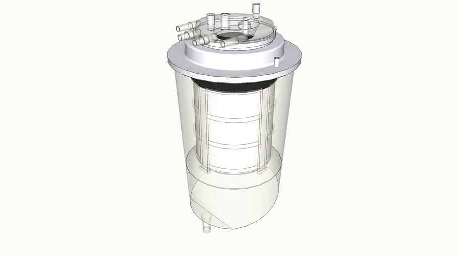 Reservoir, Medtronic EL404 3d model