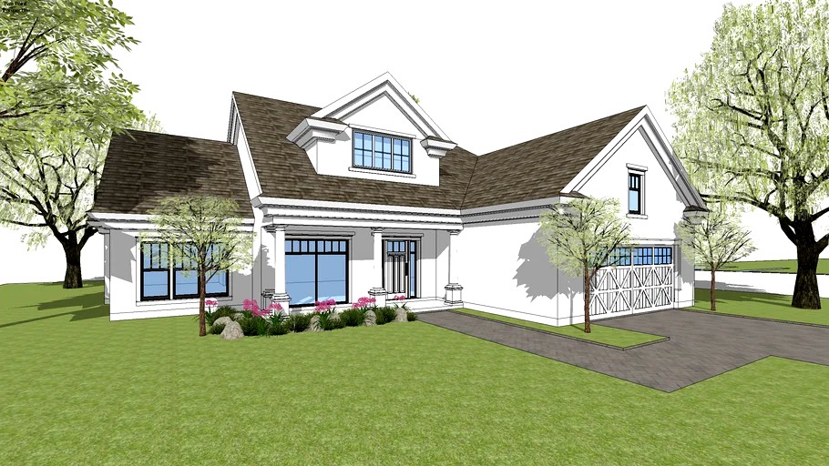 Craftsman Residence - Model Home 3d