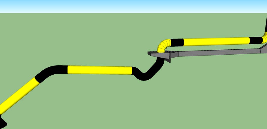Welding Fume Extraction Arm 3d model