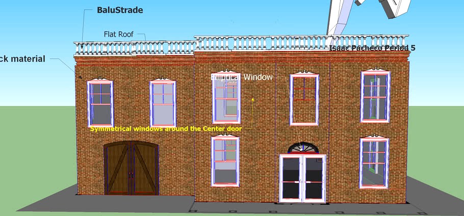 Federal Adam House with Gundam 3d model