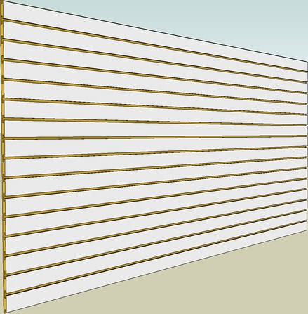 Panel Ranurado 3d model