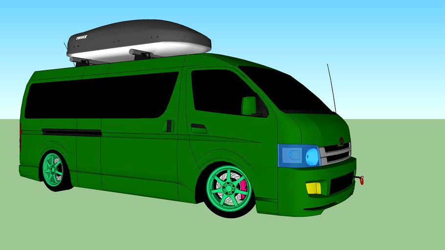 Toyota Hiace 3d model