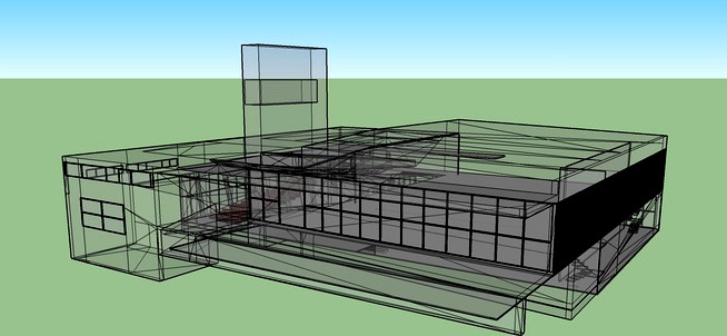 Kunsthal rotterdam 3d model