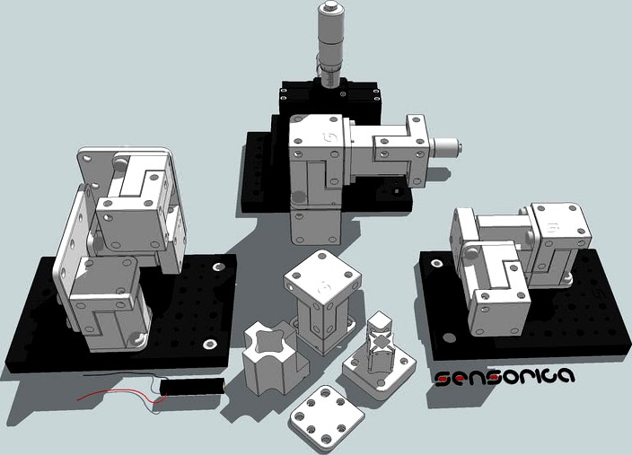 SENSORICA piezoelectric Z-axis Module 3d model