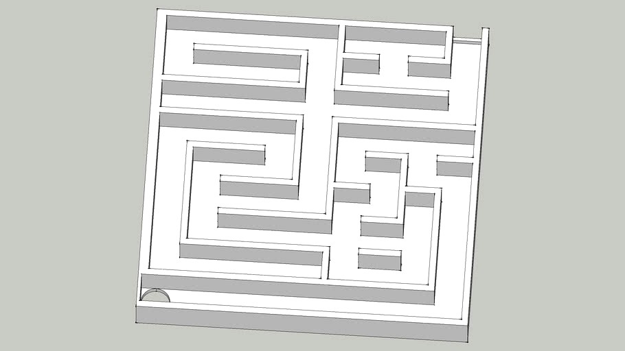 Ball maze 3d model