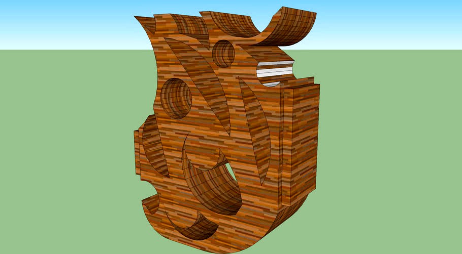 Virtual Wood work 3d model