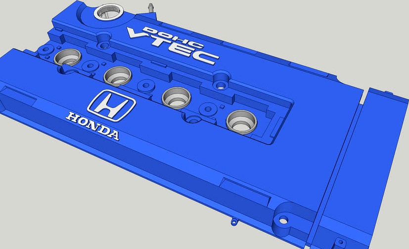 Honda VTEC Cam Cover 3d model