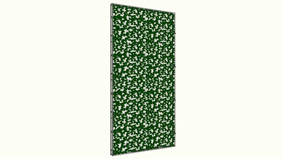 greenscreen Wall Mounted Trellis 4X8 3d model