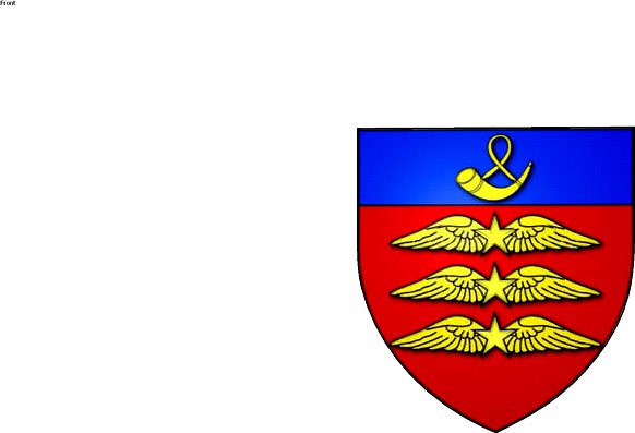 blason de la ville de Le Bourget 3d model