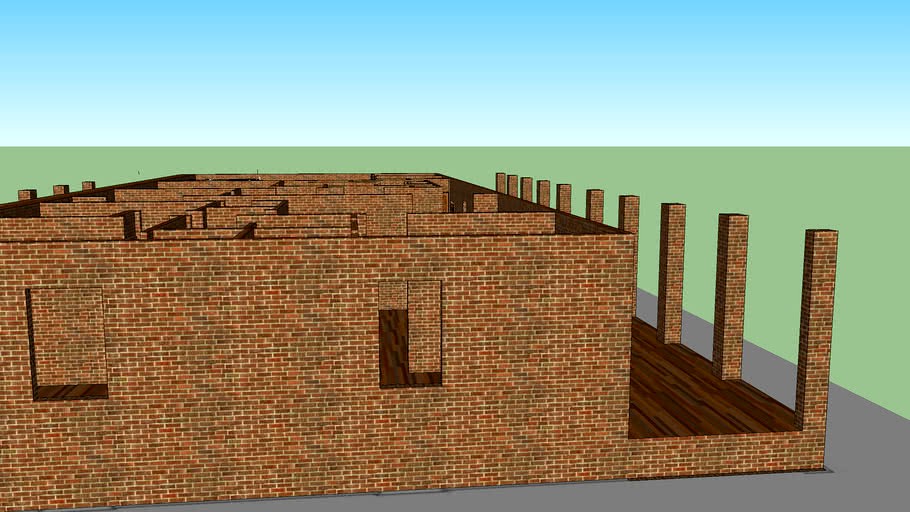 floor plan 2 x.skp 3d model