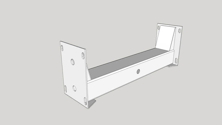 Land Rover Defender 110 Frame Crossmember 1984 3d model