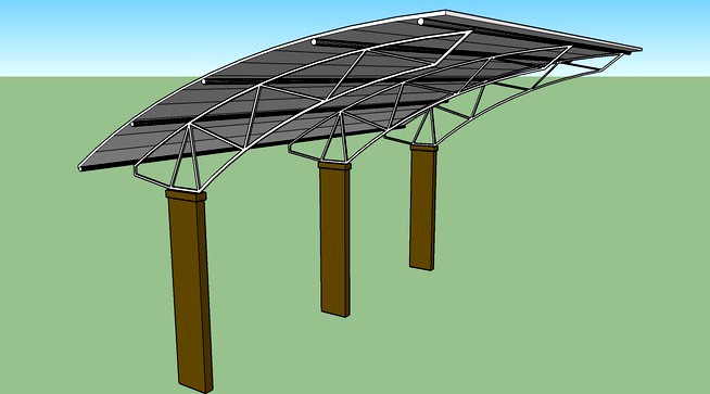 Tempat parkir 3d model