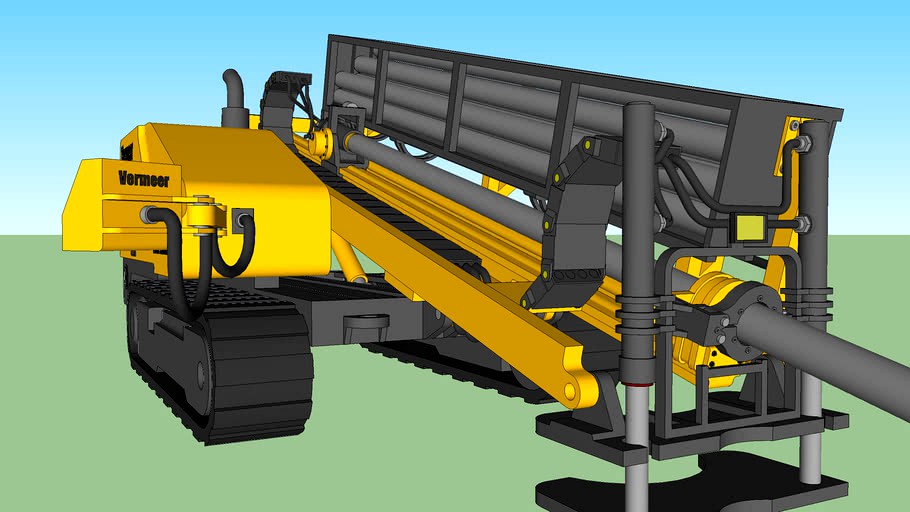 Foreuse Horizontale Vermeer 3d model