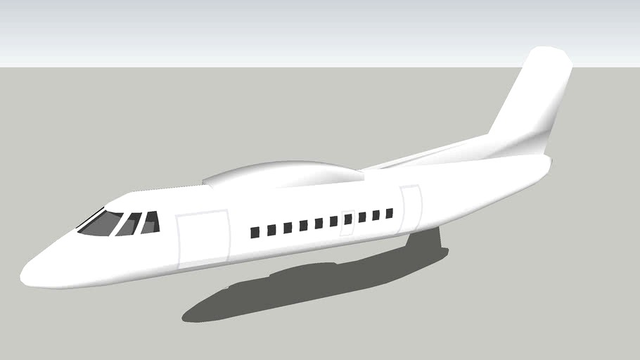 Dash 8-100 WIP] fuselage 3d model
