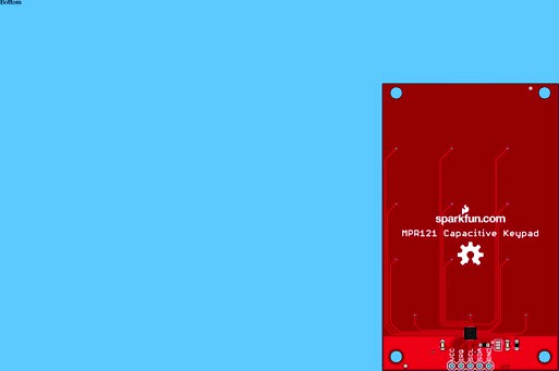 SparkFun Capacitive Touch Keypad - MPR121 3d model