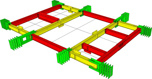SHAFT BUNTON SET 3d model